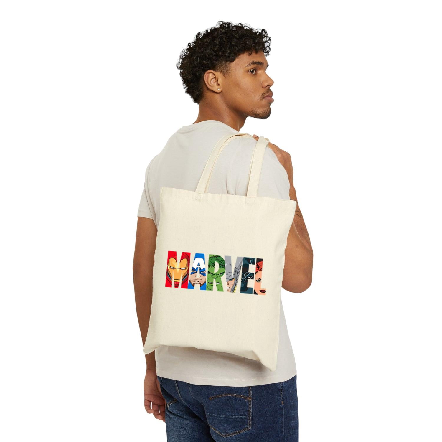 Onimhouse Tote Bag Marvel Logo Avengers Super Heroes Disneyland Family ...
