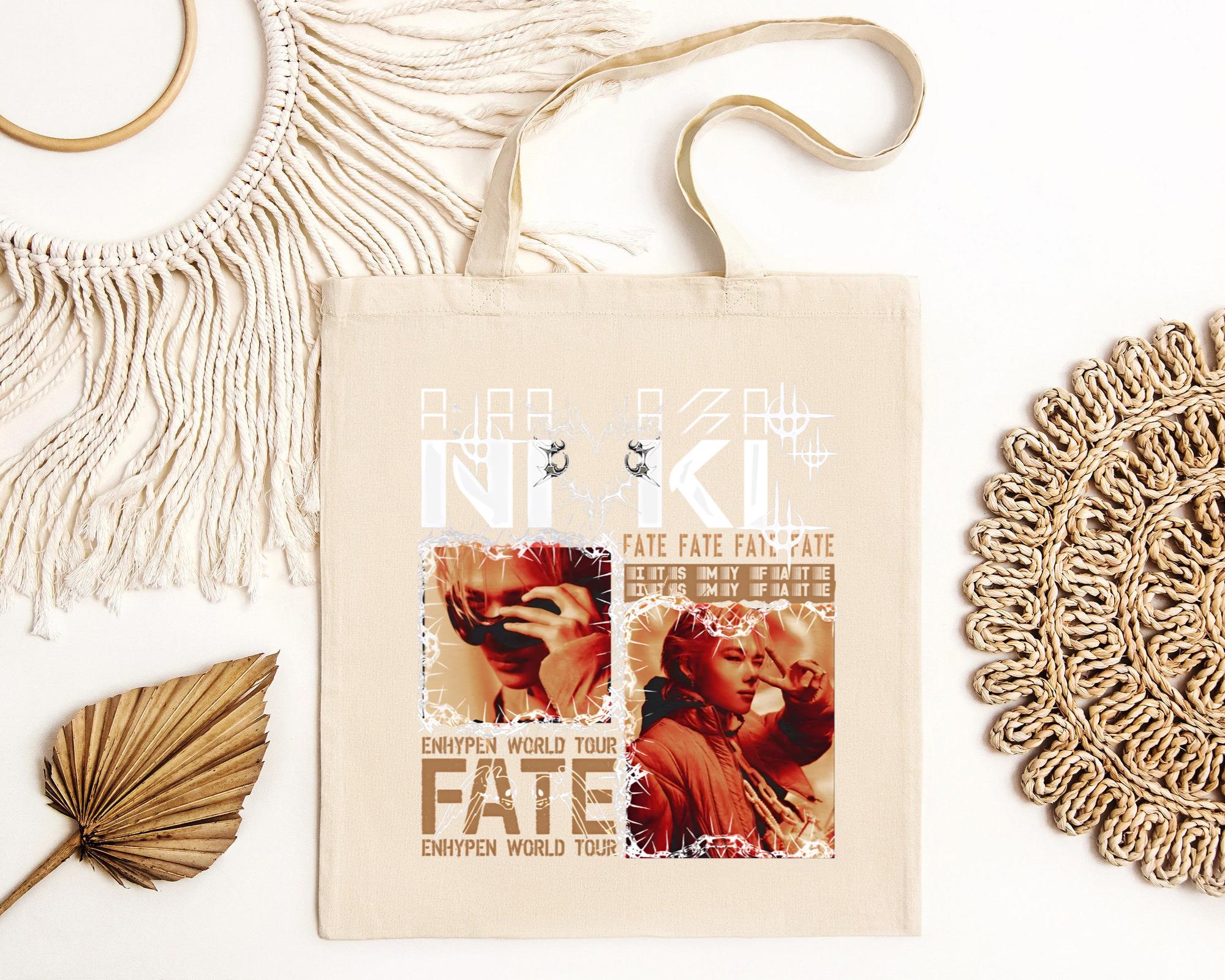 Onimhouse Tote Bag Niki Enhypen Kpop World Tour Fate 2024 Merch Dark ...