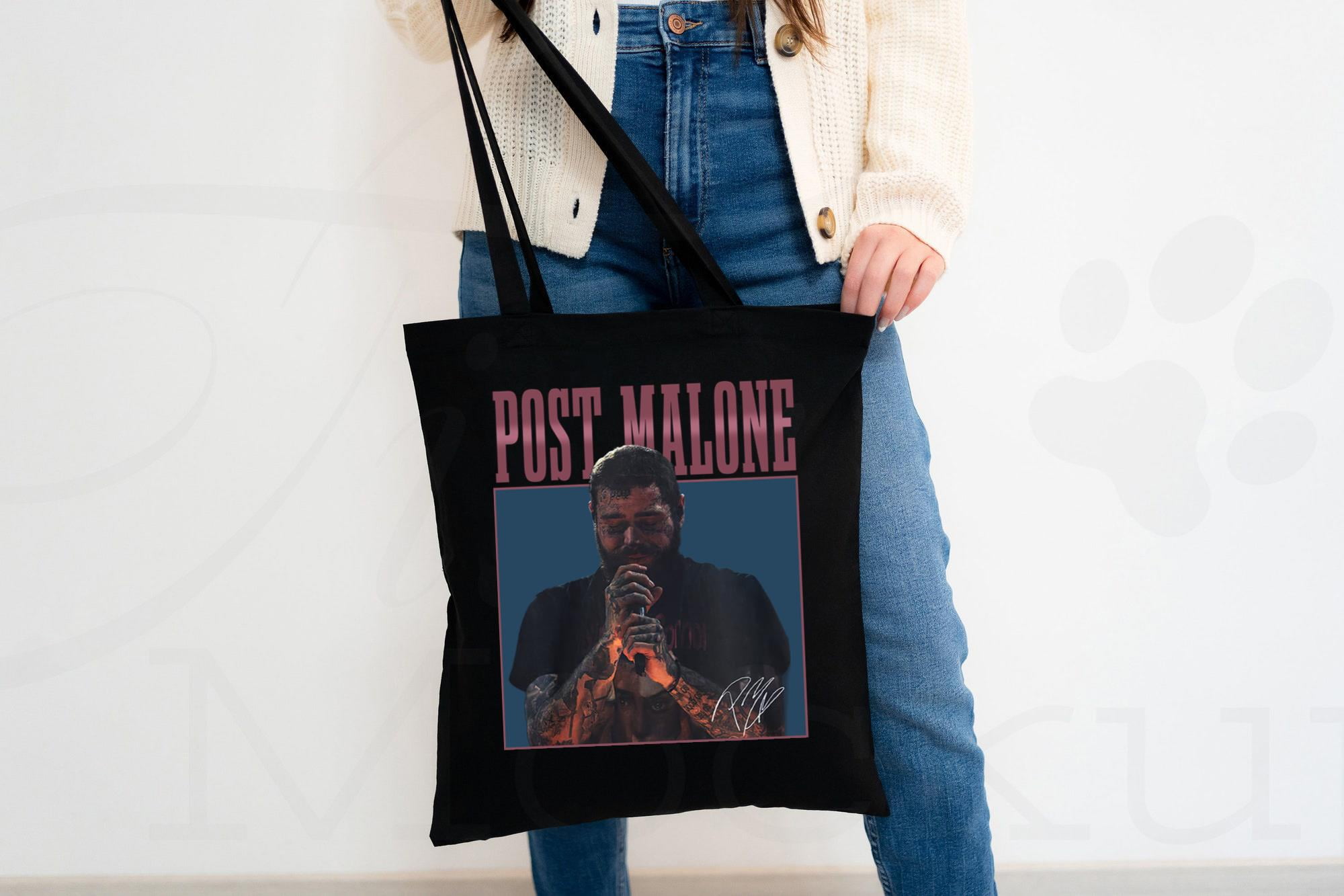 Onimhouse Tote Bag Post Malone Rap Music Merch Austin Album Rap 90S ...