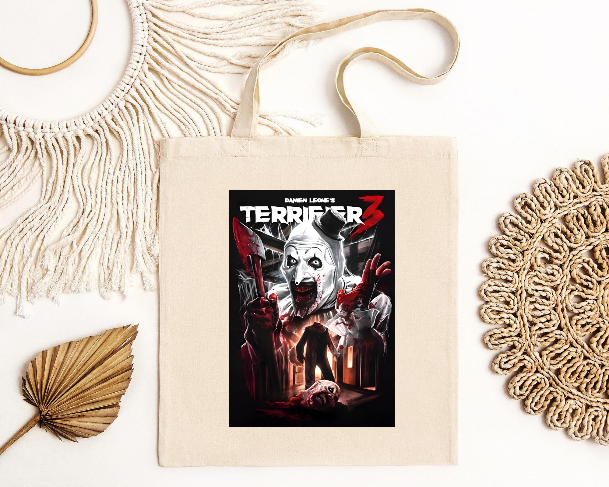 Onimhouse Tote Bag Terrifier 3 Heads Will Rollterrifier 3 Bag, Canvas ...