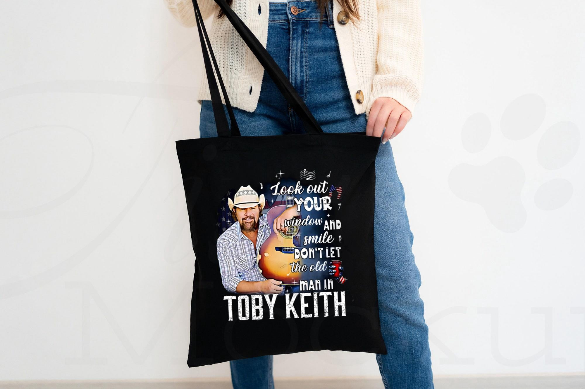 Onimhouse Tote Bag Toby Keith Don'T Let The Old Man Signature Toby ...