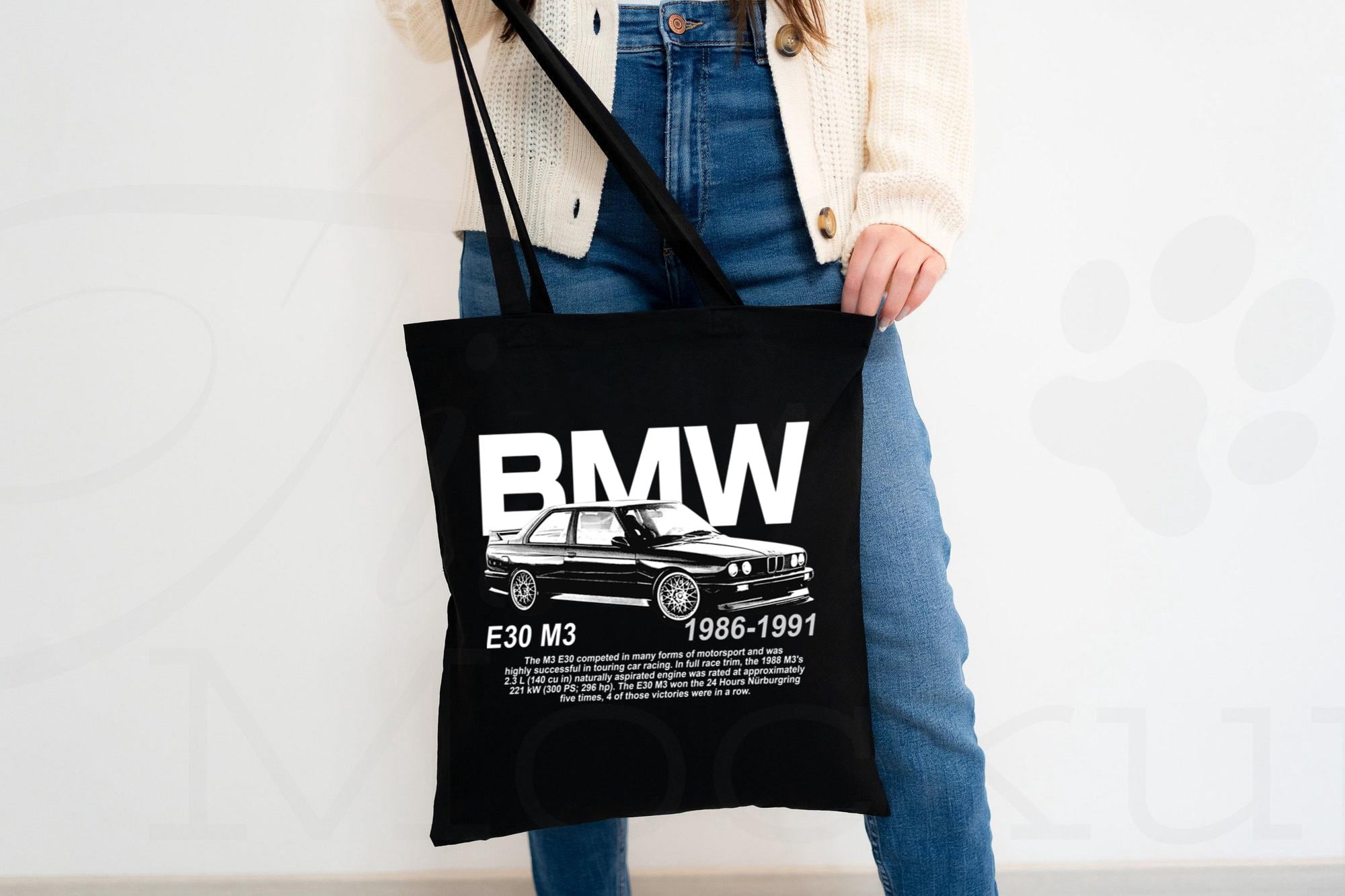 Onimhouse Tote Bag Vintage Bmw E30 M3 Racing 90'S Racing Streetwear Bag ...