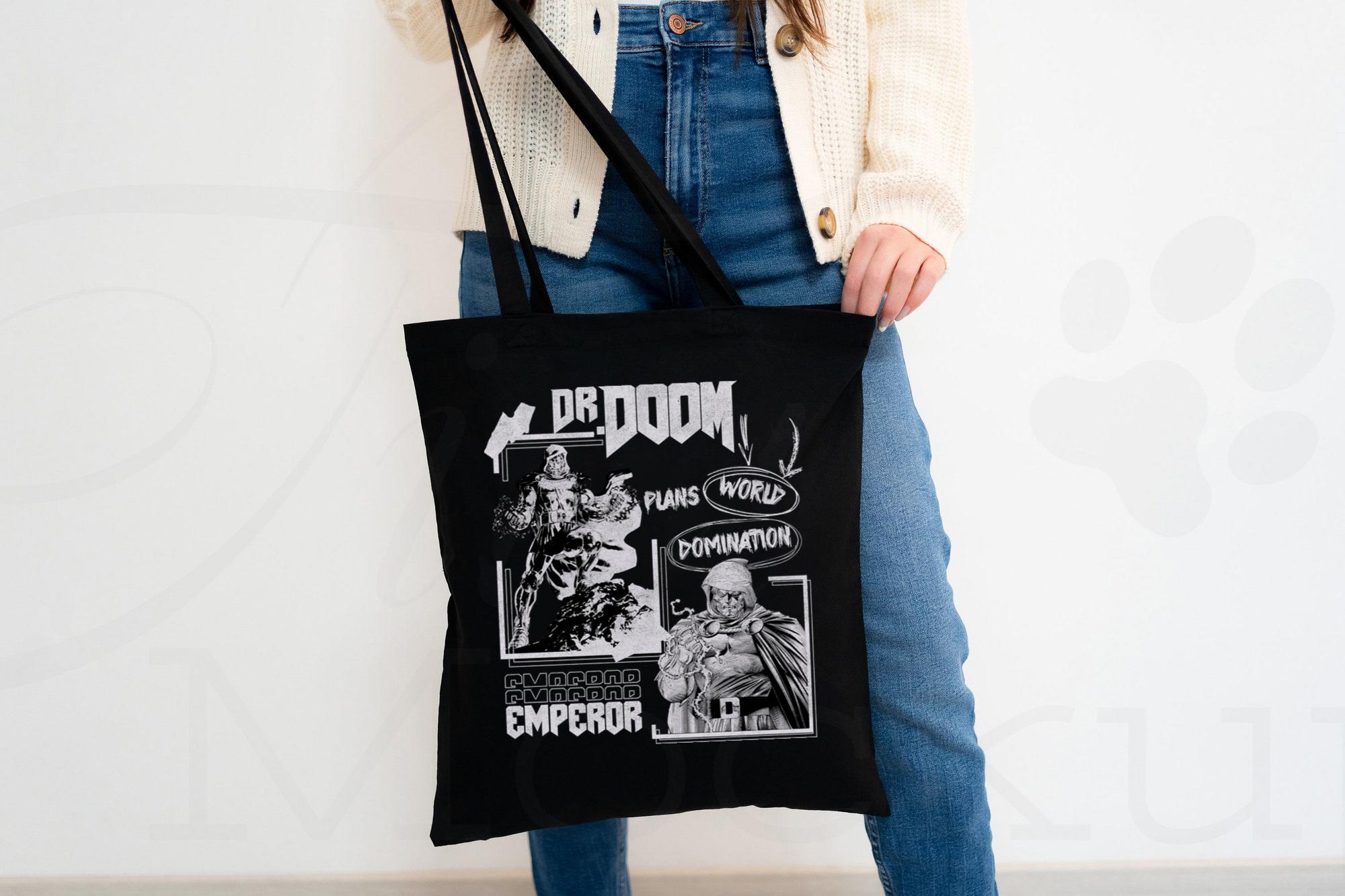 Onimhouse Tote Bag Vintage Doctor Doom Front Dr Doom Doctor Doom Comic ...