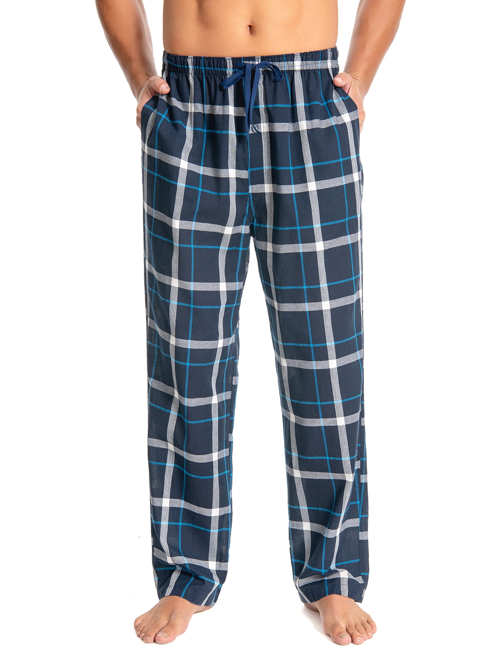 Onimisc, Men's Cotton Pajama Pants, 1 Pack, Drawstring, Pocket ...