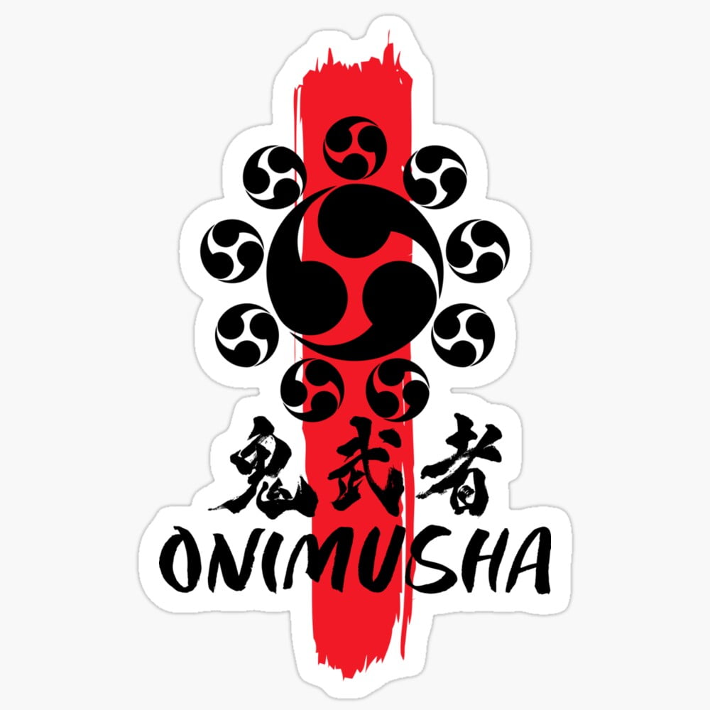 Onimusha Kamon 2 Sticker Phone Decal Water Bottle Stickers Car Decals ...