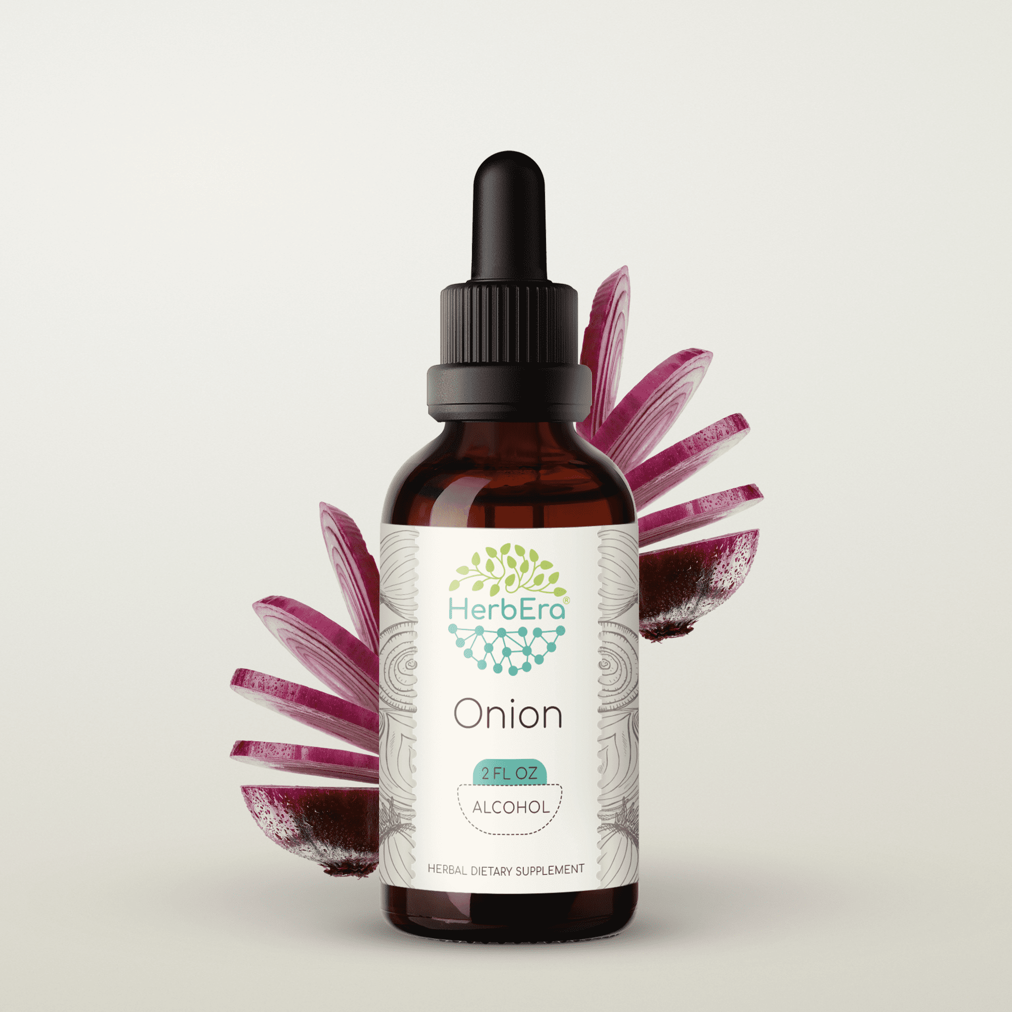 Onion Alcohol Herbal Extract Tincture, Super-Concentrated Organic Onion ...