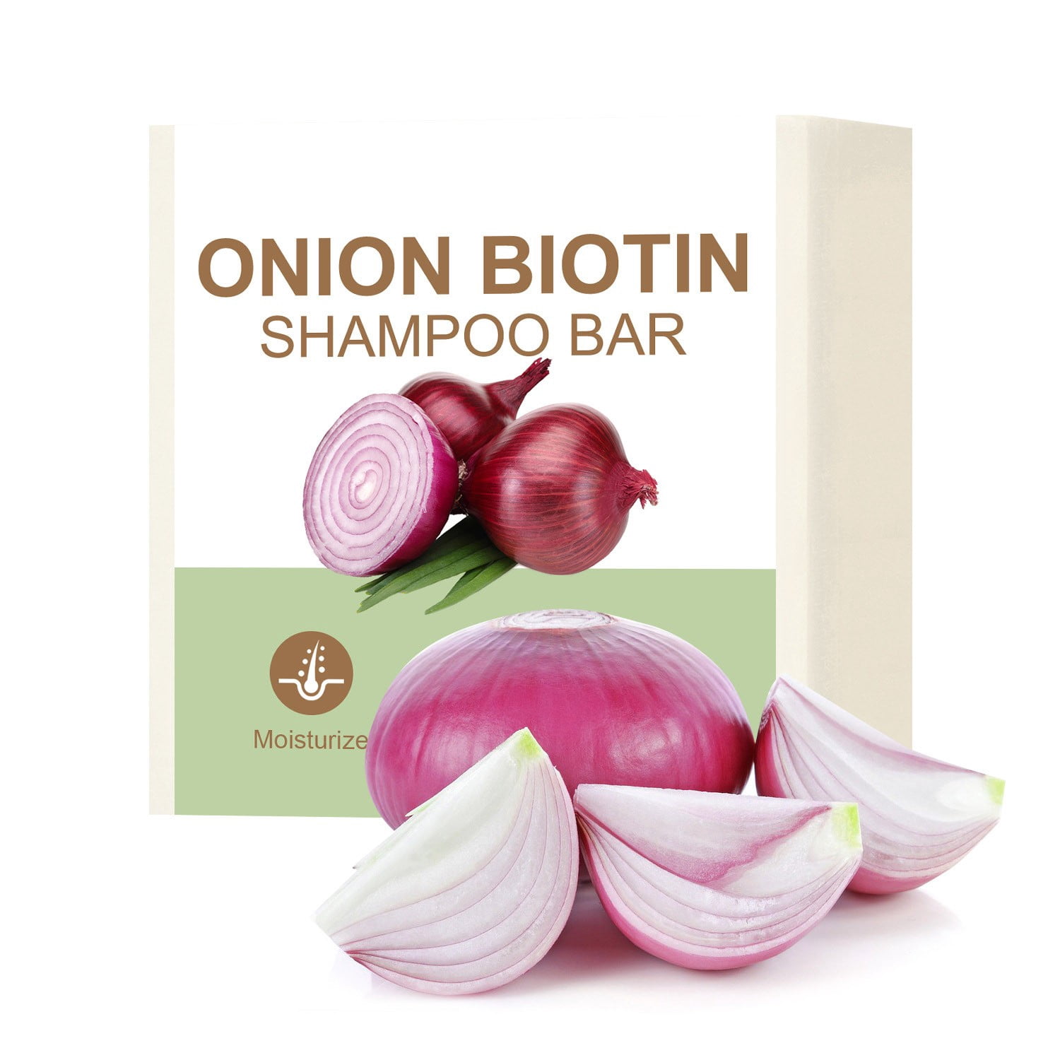 Onion Biotin Shampoo Bar, Onion Rosemarin Shampoo Bar, Deep Cleansing ...