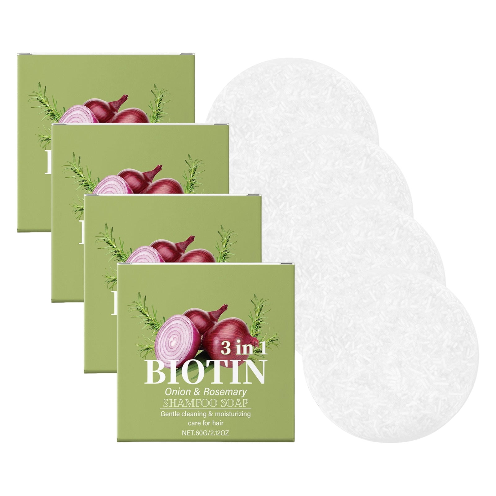 Onion Biotin Shampoo Bar, Onion Rosemarin Shampoo Bar, ShampooBar for ...