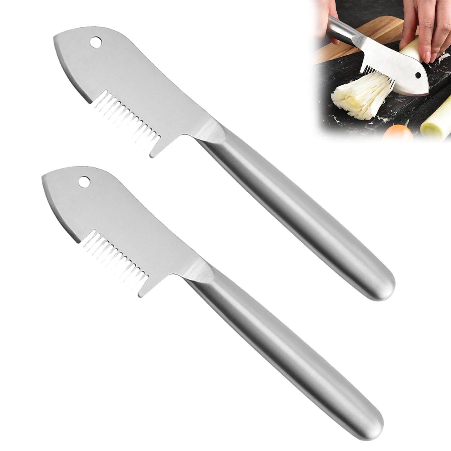 Onion Cutter - Rust-Resistant Stainless Steel Gadget, Stainless Steel ...