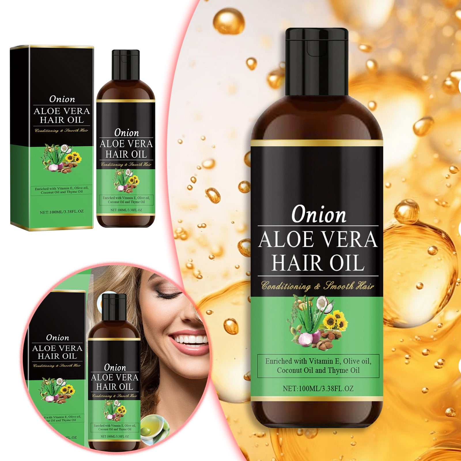 Onion Hair Oil Nourishing Solution For And Strong Bedhead Conditioner Hair for Frizzy And ...
