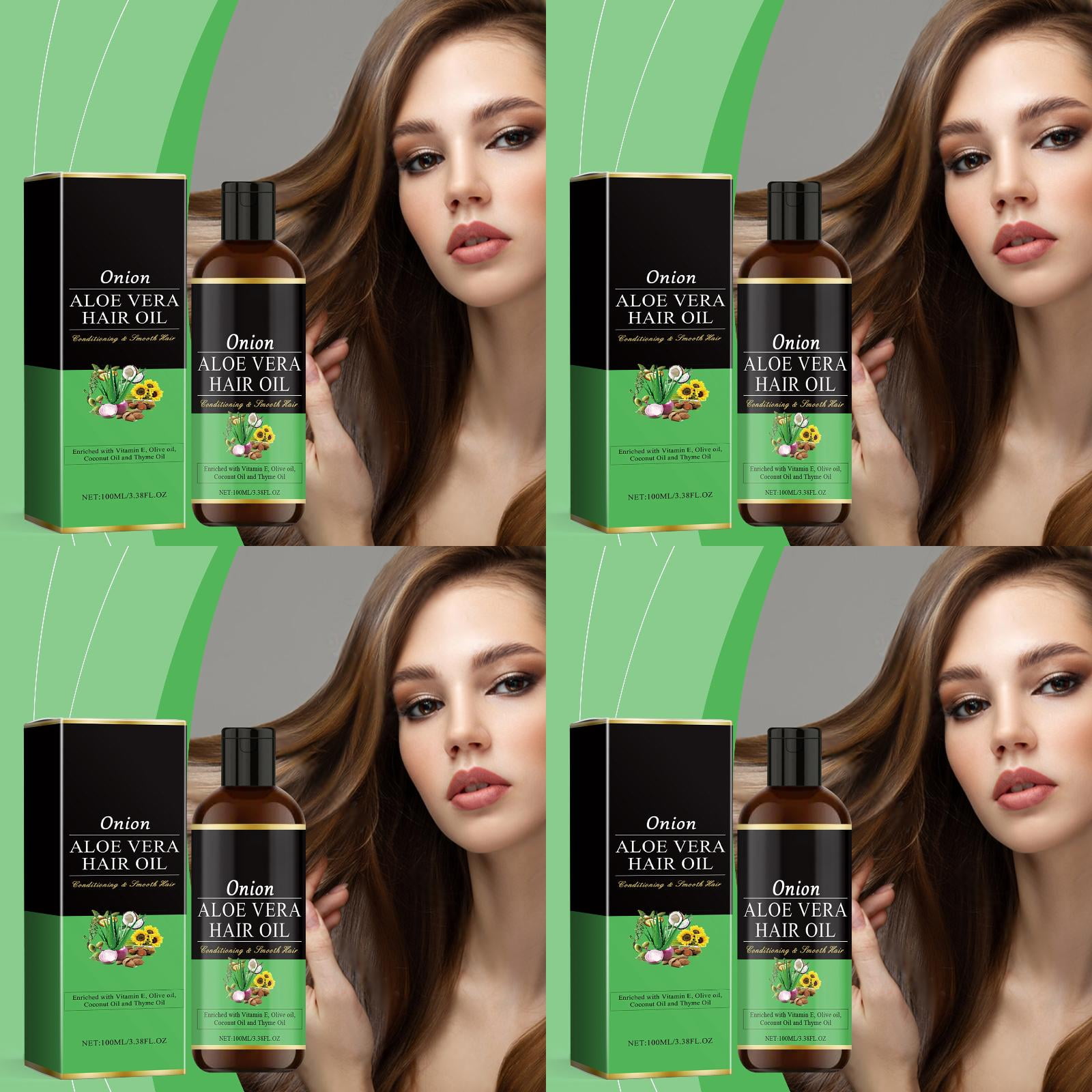 Onion Hair Oil Nourishing Solution For And Strong Hair(100ml） Hair Softener Moisturizing ...