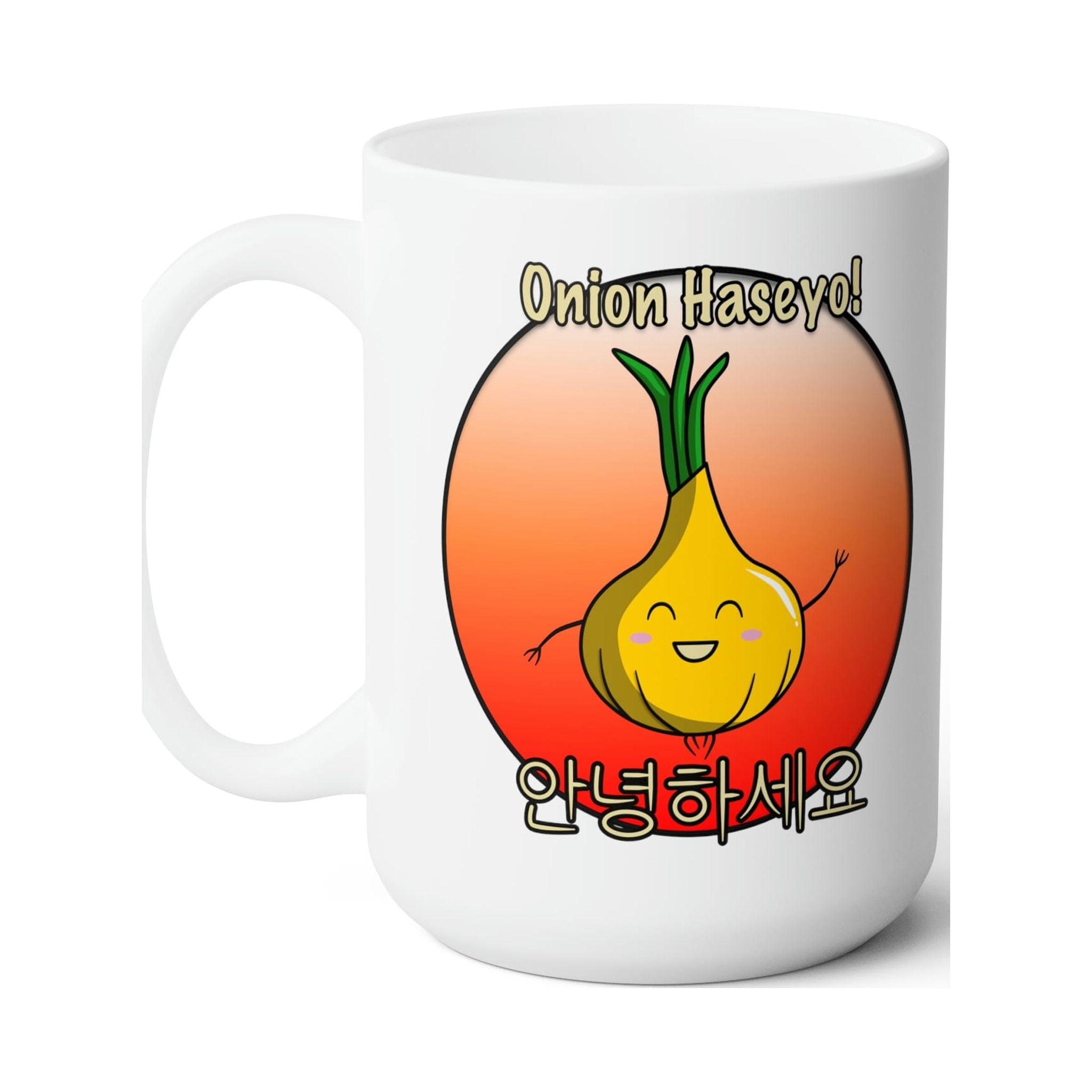 Onion Haseyo Ceramic Mug 15oz - Walmart.com