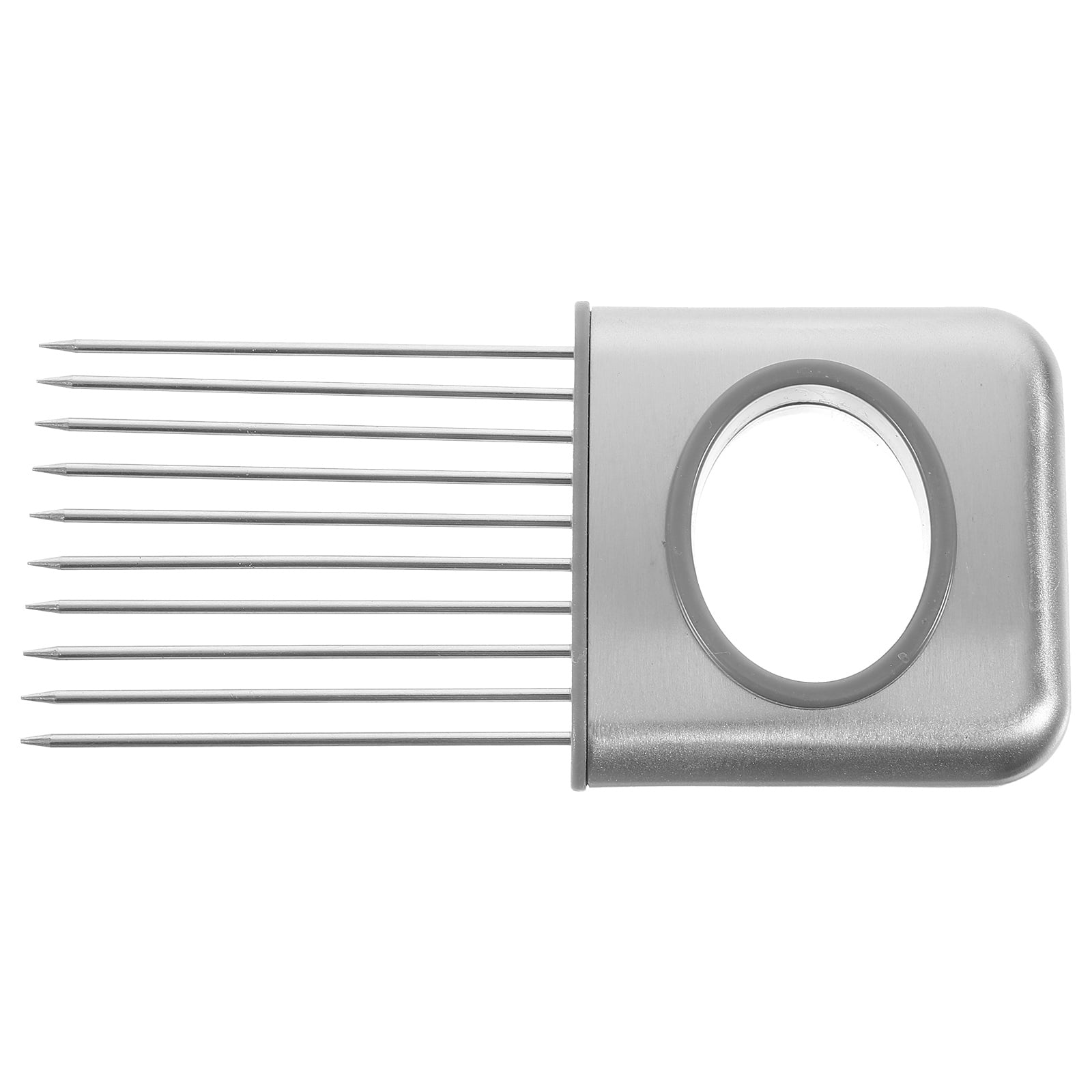 Onion Holder Slicer with Stainless Steel Needles Tomato Potato Cutter ...