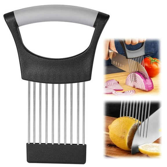 Onion Holder for Slicing, New Stainless Steel Onion Slice Holder, Lemon ...