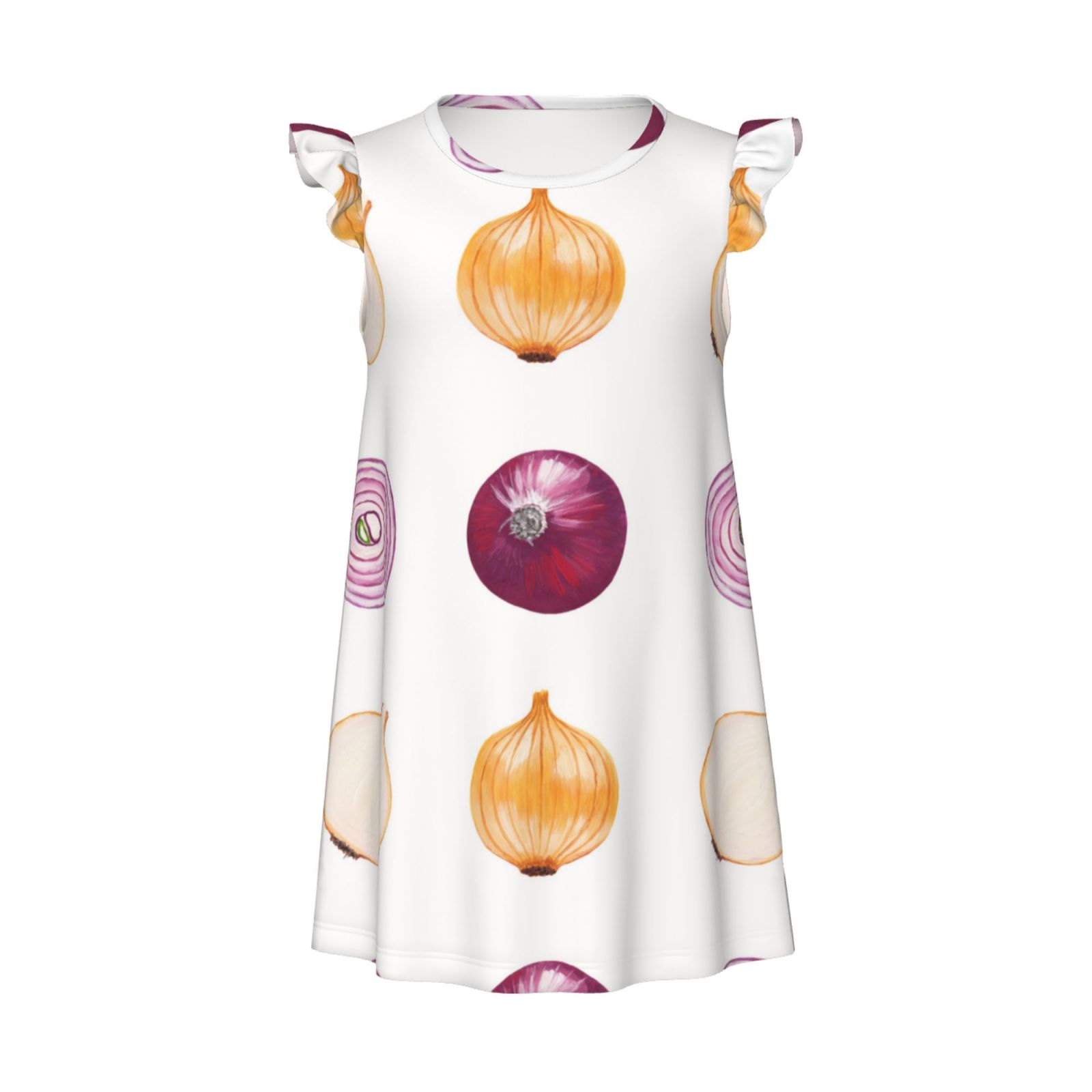 Onion Minimalist Girls Nightgowns, Pajamas for Girls, Soft Flutter ...