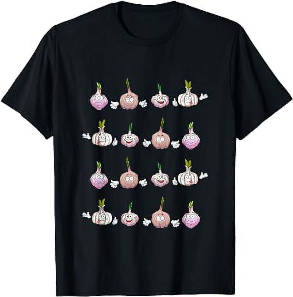 Onion Pattern Cute Happy Onion Lovers Vegans Vegetarians T-Shirt ...