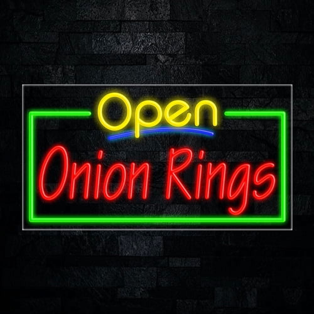 Onion Rings LED Neon Sign 33"L x 18"H #35809 - Walmart.com