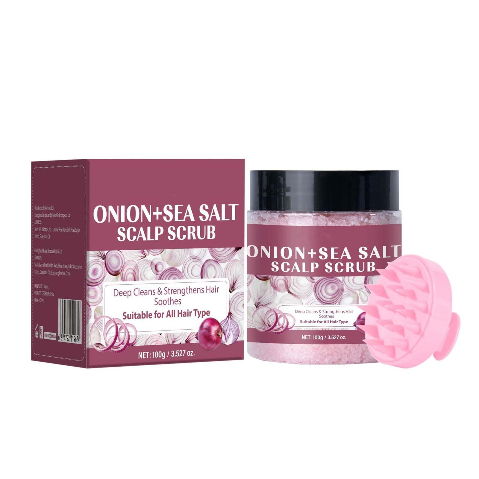 Onion Sea Scalp Scrub - with Massager Promotes Growth Deep Nourishing ...