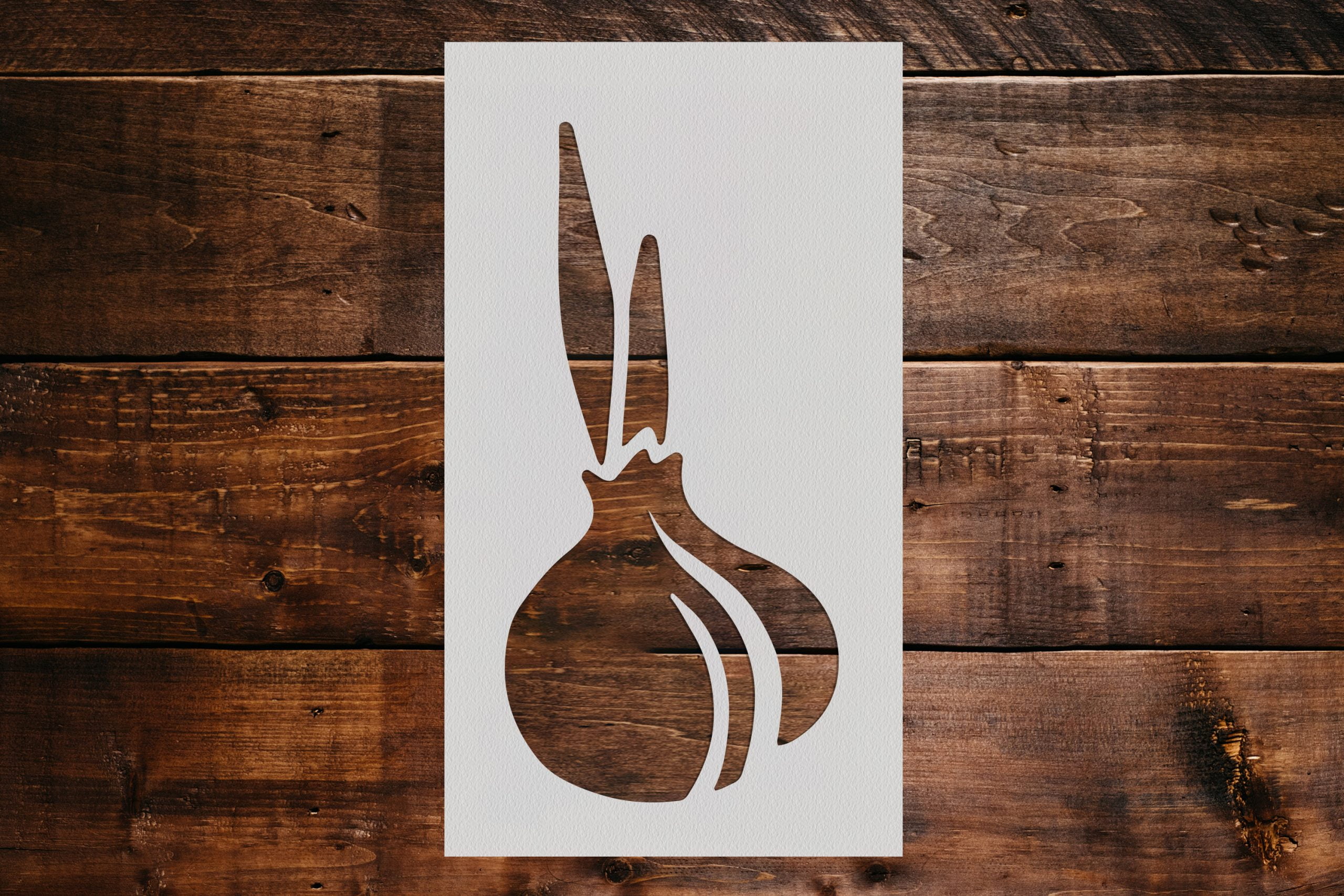 Onion Stencil (3"x6") - Walmart.com