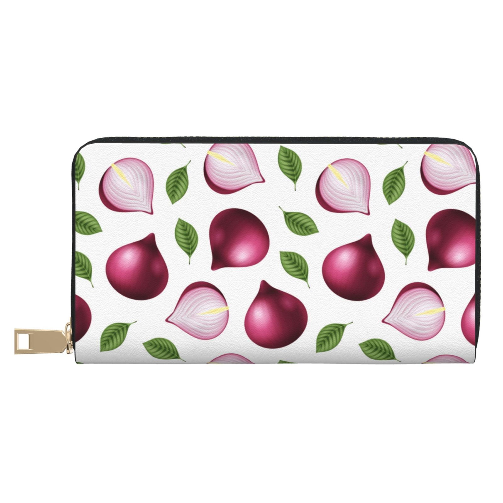Onion leaf Wallet Women, Leather Bifold Multi Card Wallet, Women's ...