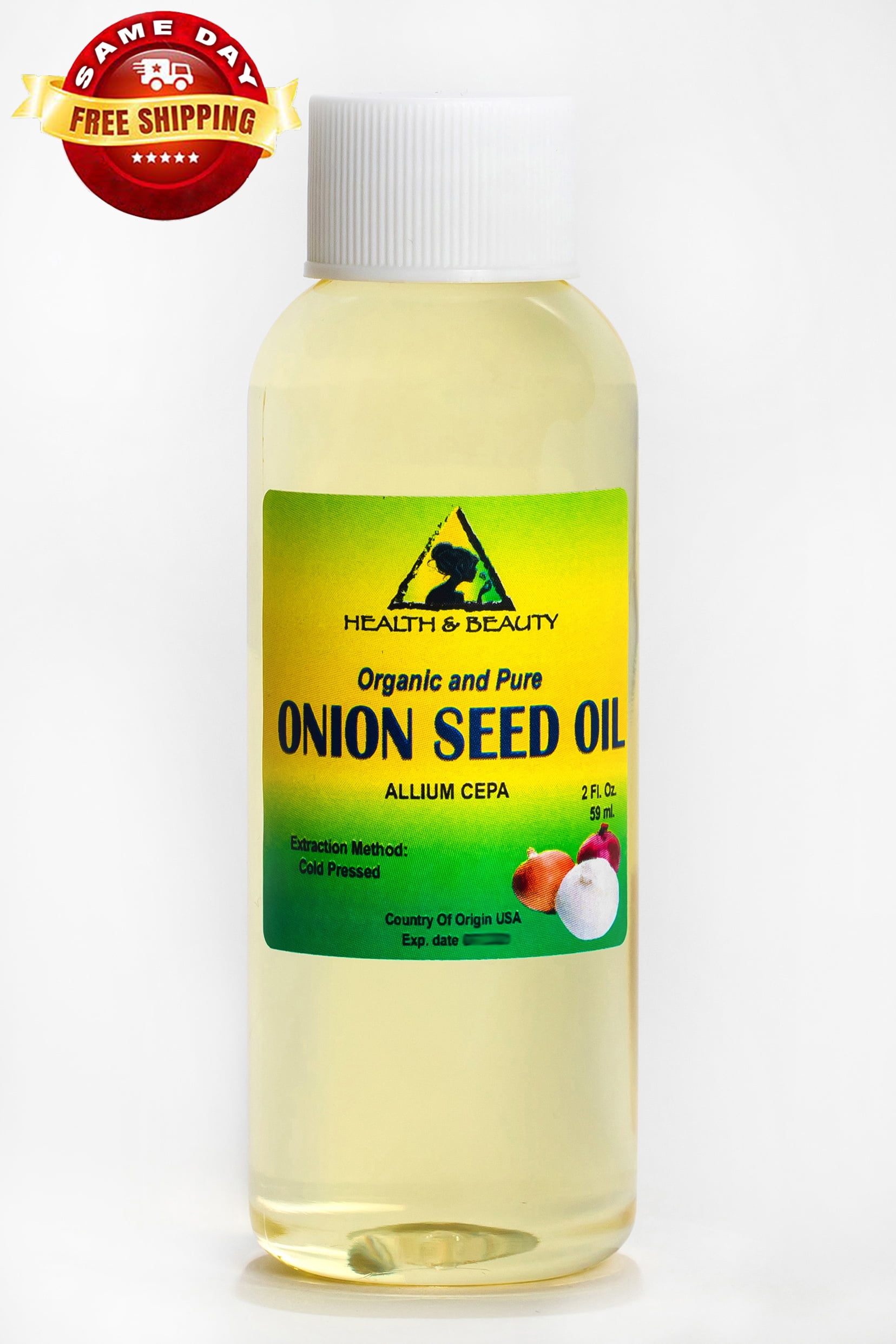 Onion seed oil organic premium cold pressed 100% pure all natural 2 oz ...