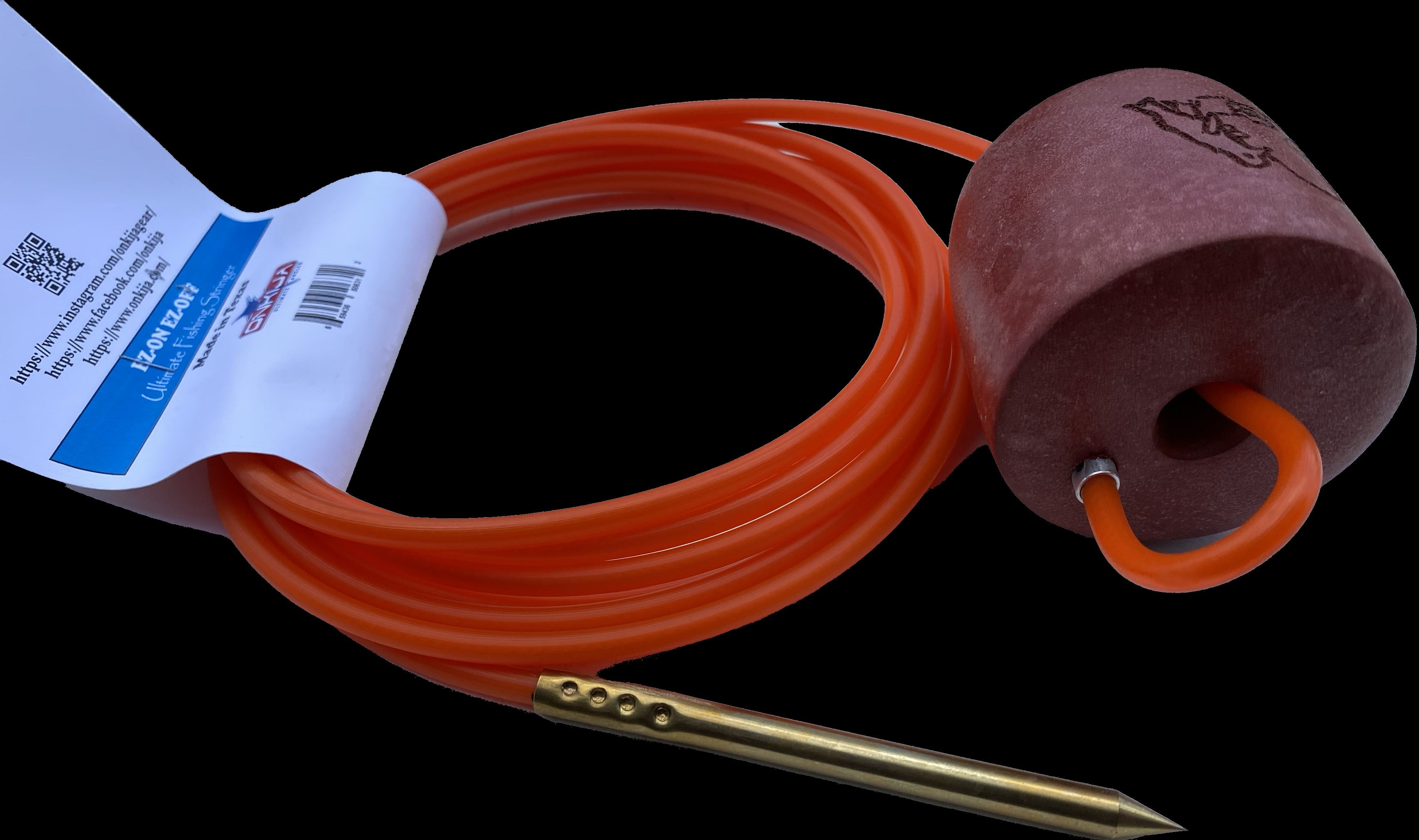 Onkija Fish Stringer - 12ft Ultimate Tangle Free Wade Fishing Stringer ...