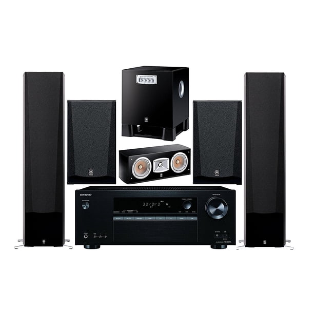 Onkyo 5.2 -Channel Wireless Bluetooth 4K 3D A/V Surround Sound ...