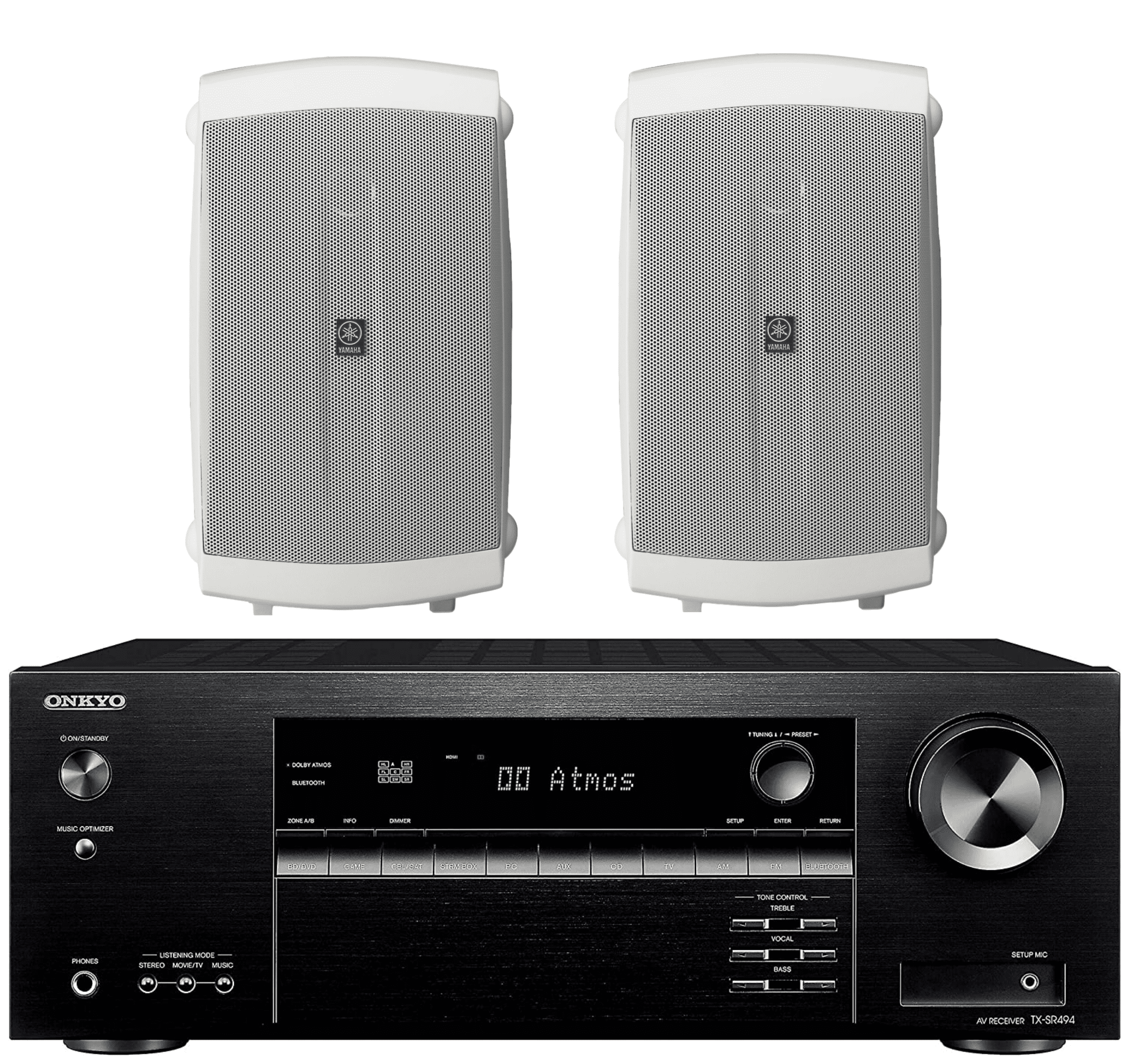 Onkyo 7.2 Channel Wireless Bluetooth 4K 3D A/V Surround Sound Receiver ...