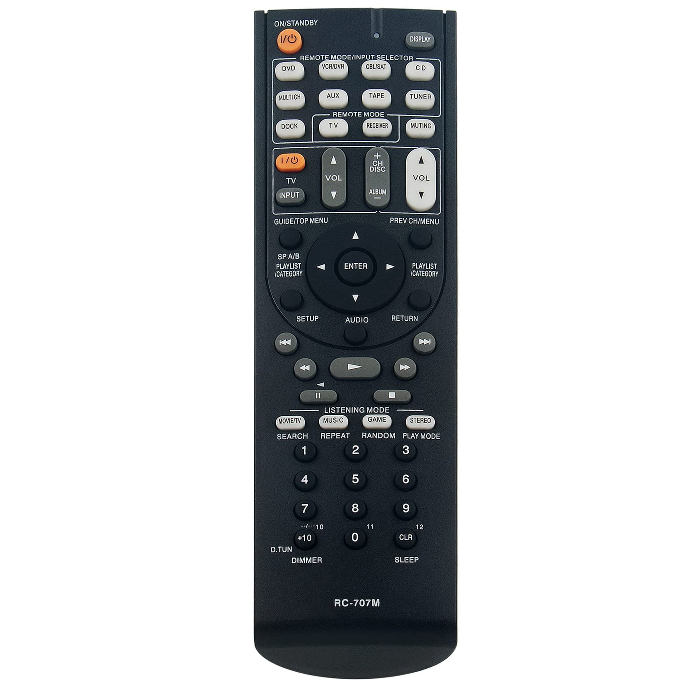 Onkyo Compatible RC-707M Universal Remote Control Solution - Walmart.com