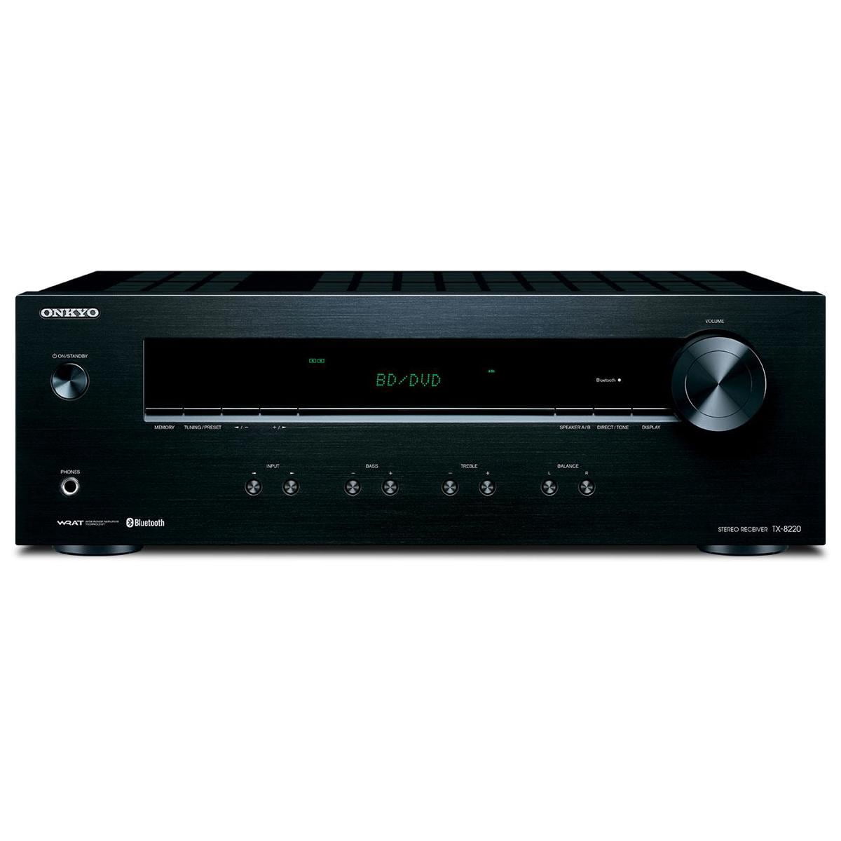 Onkyo TX-8220 Stereo Amplifier Sound, 2 Channel AM/FM Receiver, Black ...