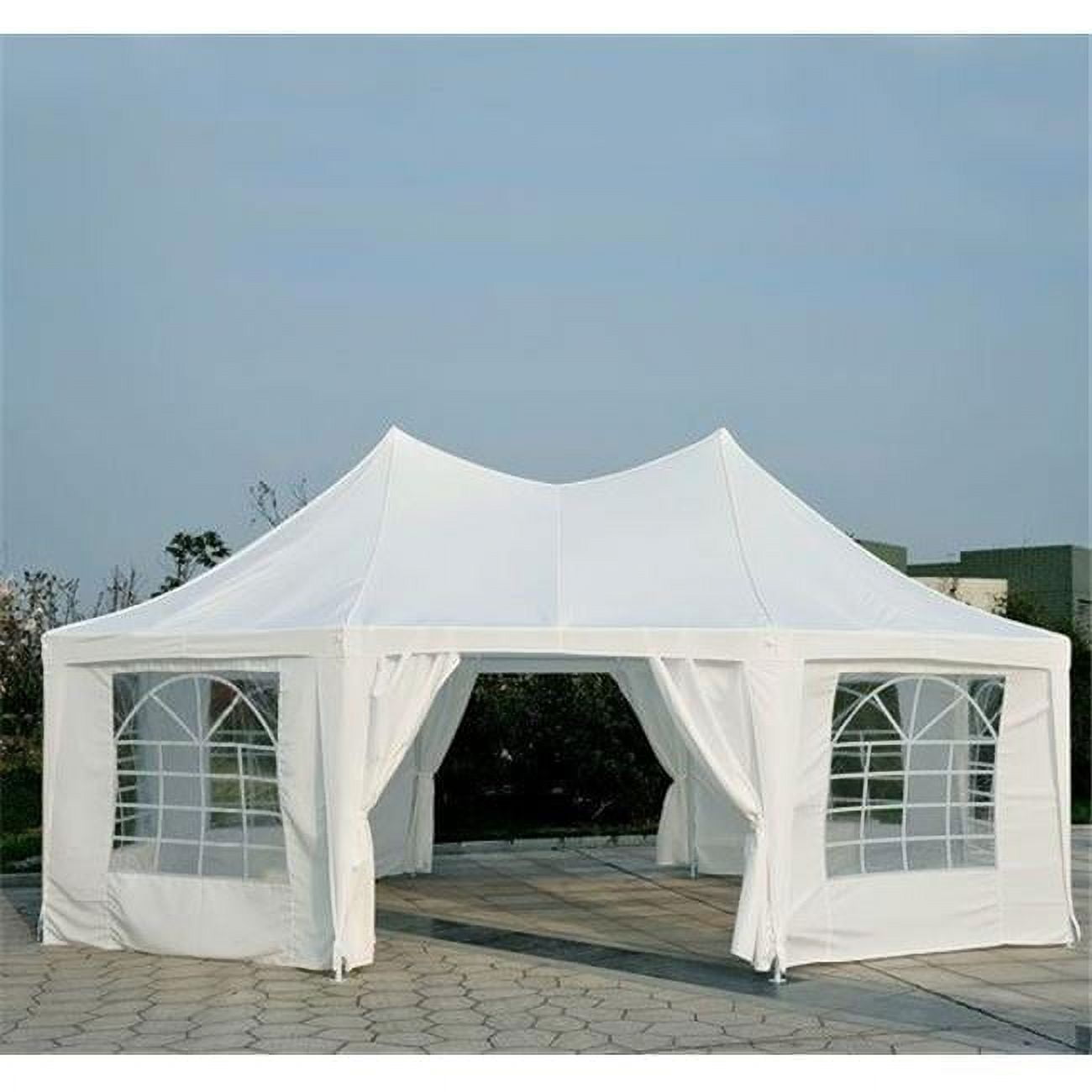 Online Gym Shop CB15413 Outdoor Octagon 8-Wall Party Canopy Gazebo Tent ...