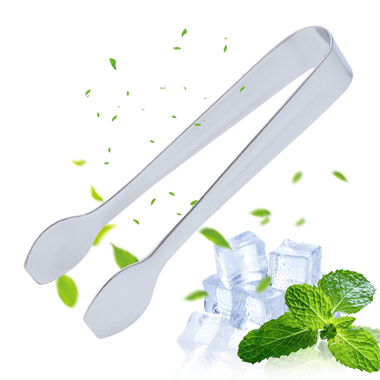 Online Only, Stainless Steel Cocktail Tongs, 4.6 Inch Serving Tongs ...