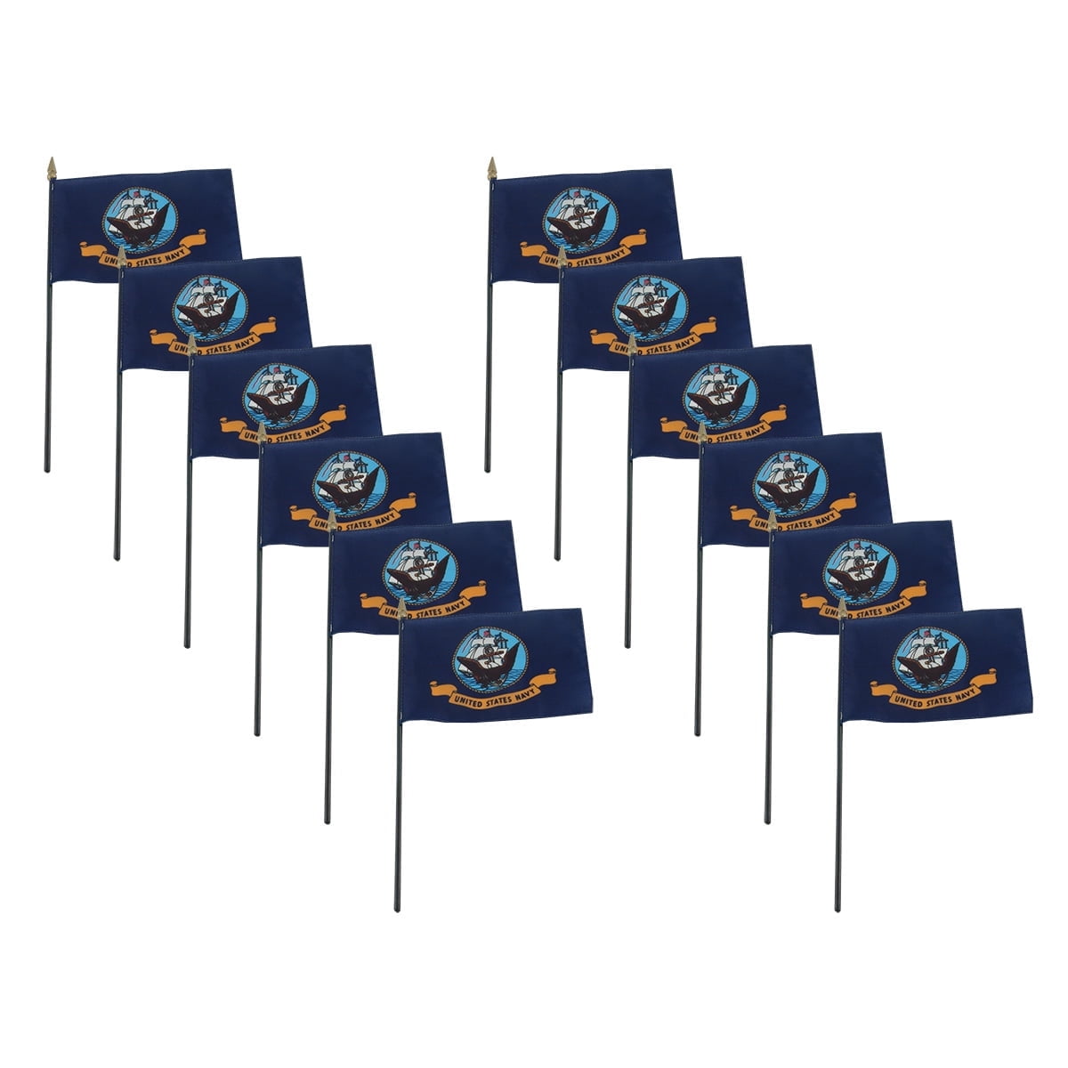 Online Stores Small American USA United States Navy Stick Flag, 4in x ...