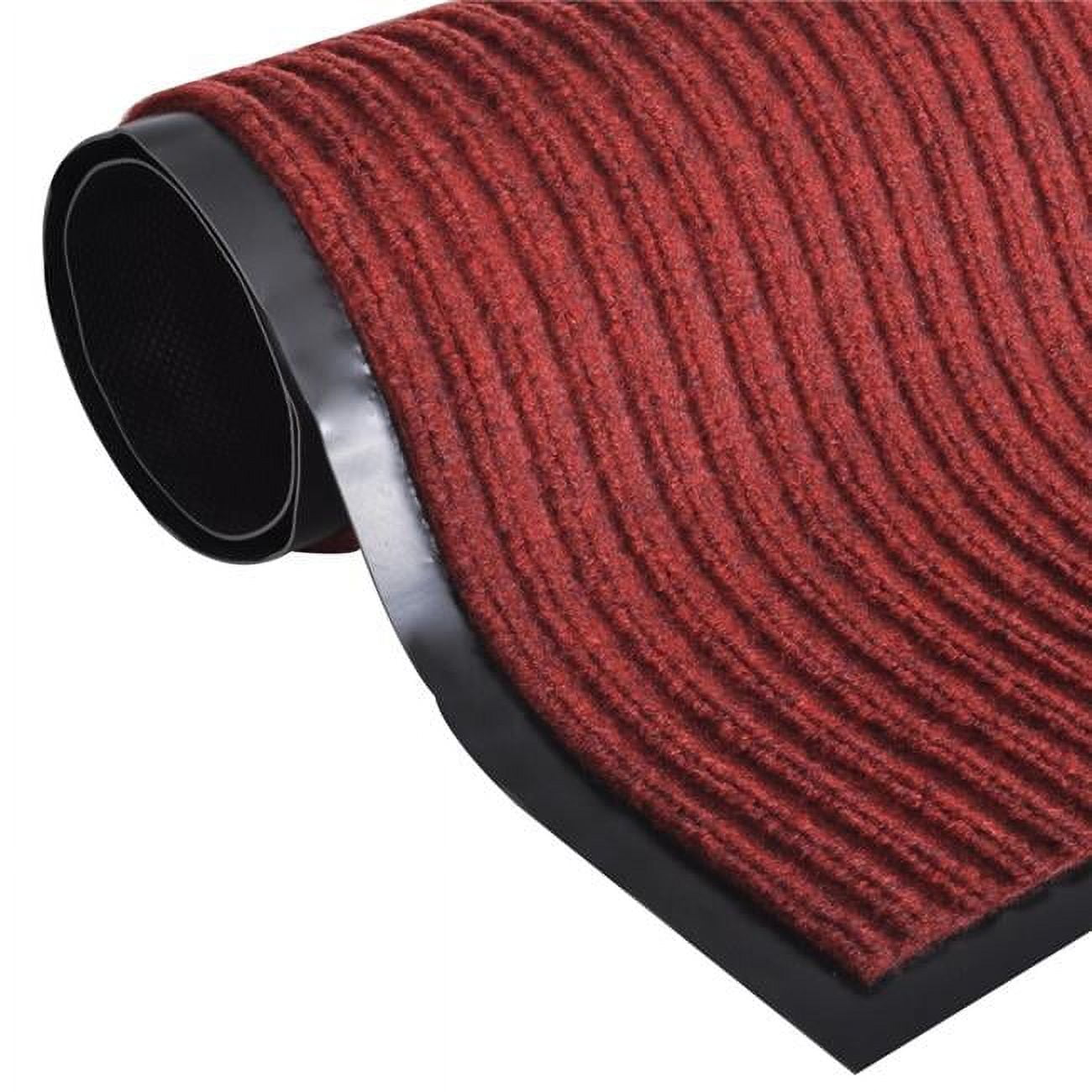 OnlineGymShop CB18023 2 ft. 9 in. x 4 ft. 9 in. PVC Door Mat - Red ...