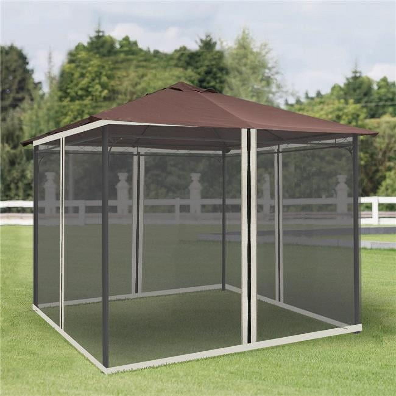 OnlineGymShop CB21873 10 x 10 ft. Outdoor Replacement Mesh Mosquito ...