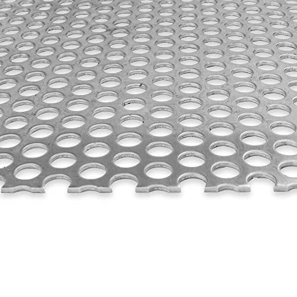 OnlineMetals 3003 Aluminum Perforated Sheet, Unpolished (Mill) Finish ...
