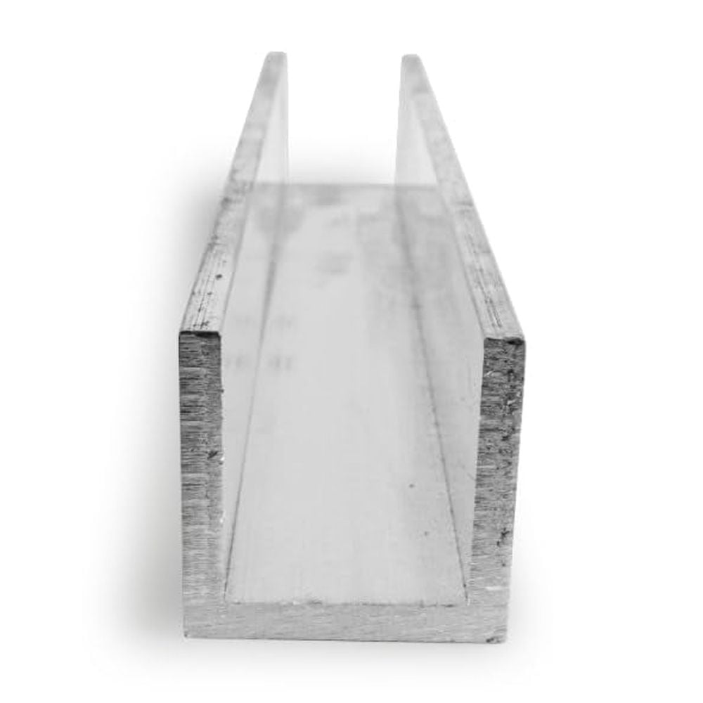 OnlineMetals 6063 Aluminum U-Channel, T52 Temper, AMS QQ-A-200/9/ASTM ...