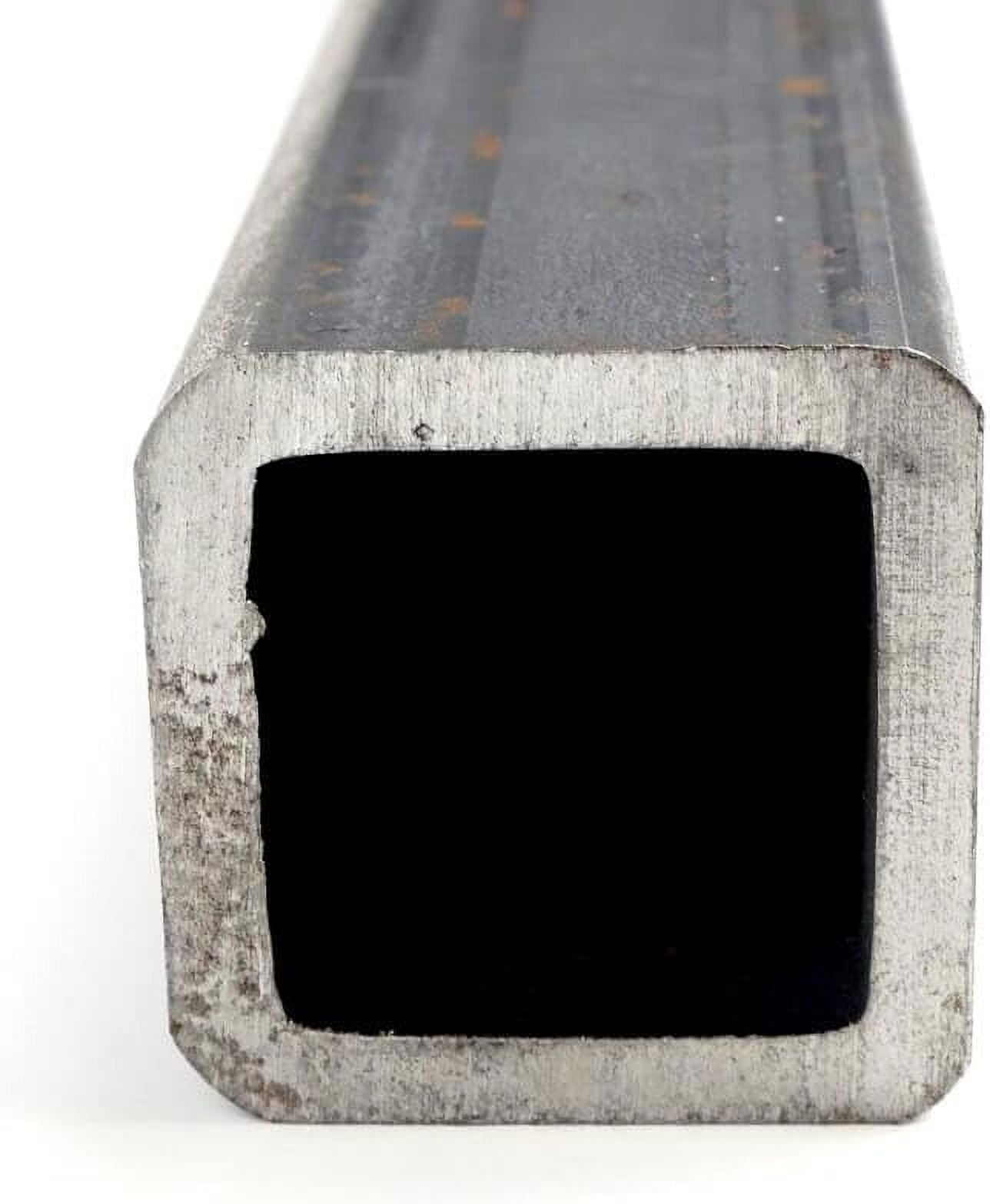 OnlineMetals A500/A513 Carbon Steel Square Tubing, Hot Rolled, ASTM A-36, 2.5" Height, 3/16 ...