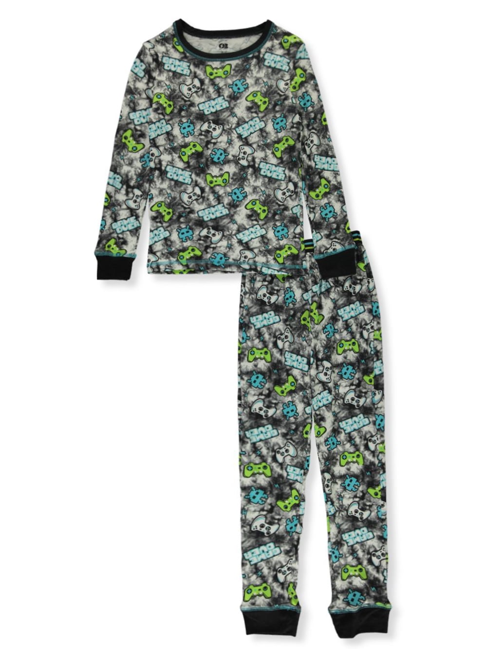 Only Boys Boys' 2-Piece Game Over Pajamas Color: black multi Size: 3t ...