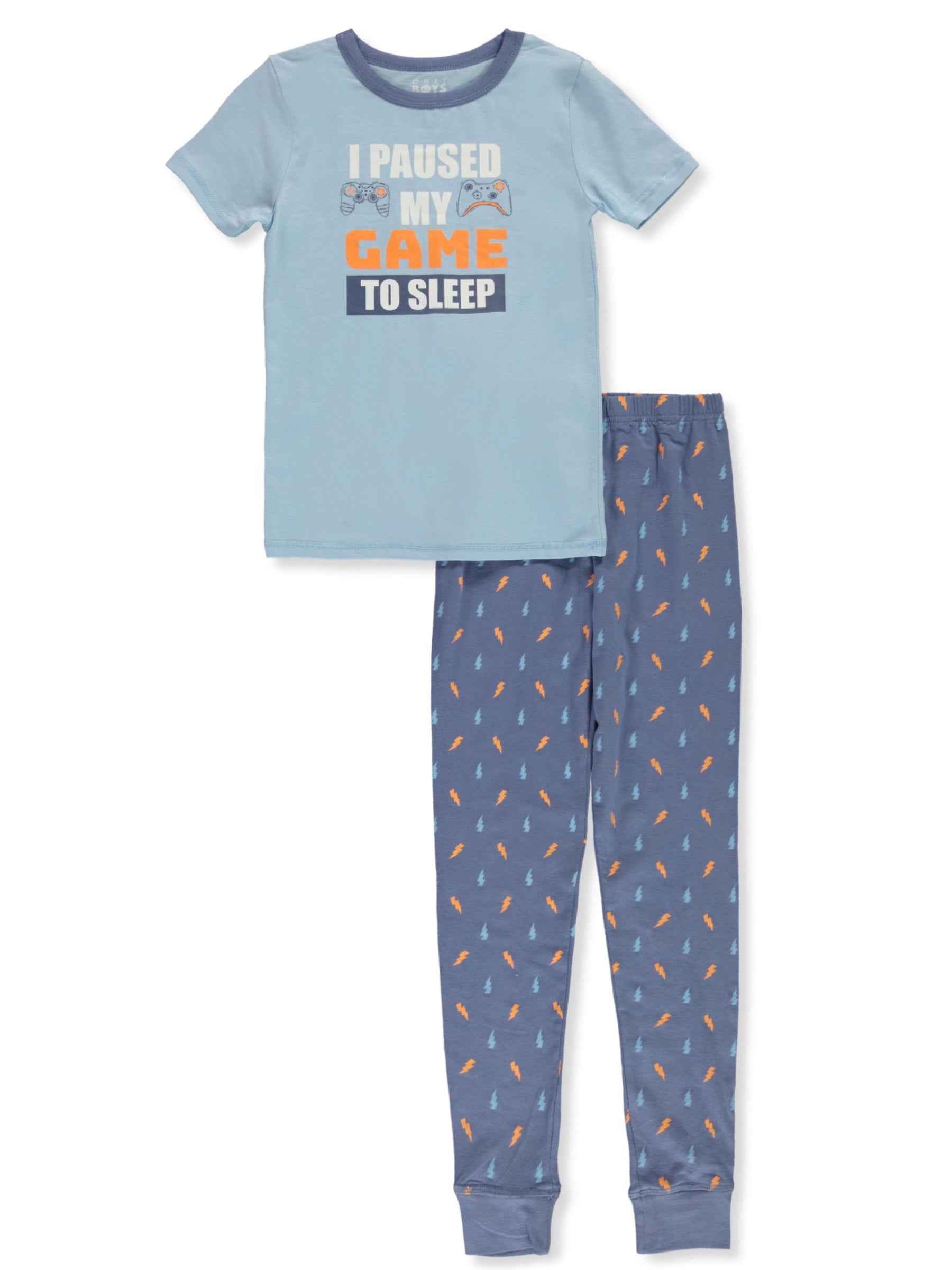 Only Boys Boys' 2-Piece Gamer Pajamas Set - multi, 10 - 12 (Big Boys ...