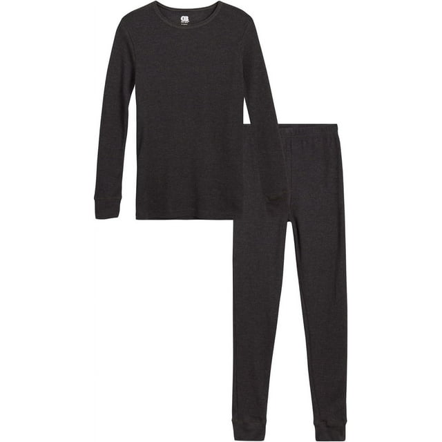 Only Boys’ Thermal Underwear Set – 2 Piece Waffle Knit Top and Long ...