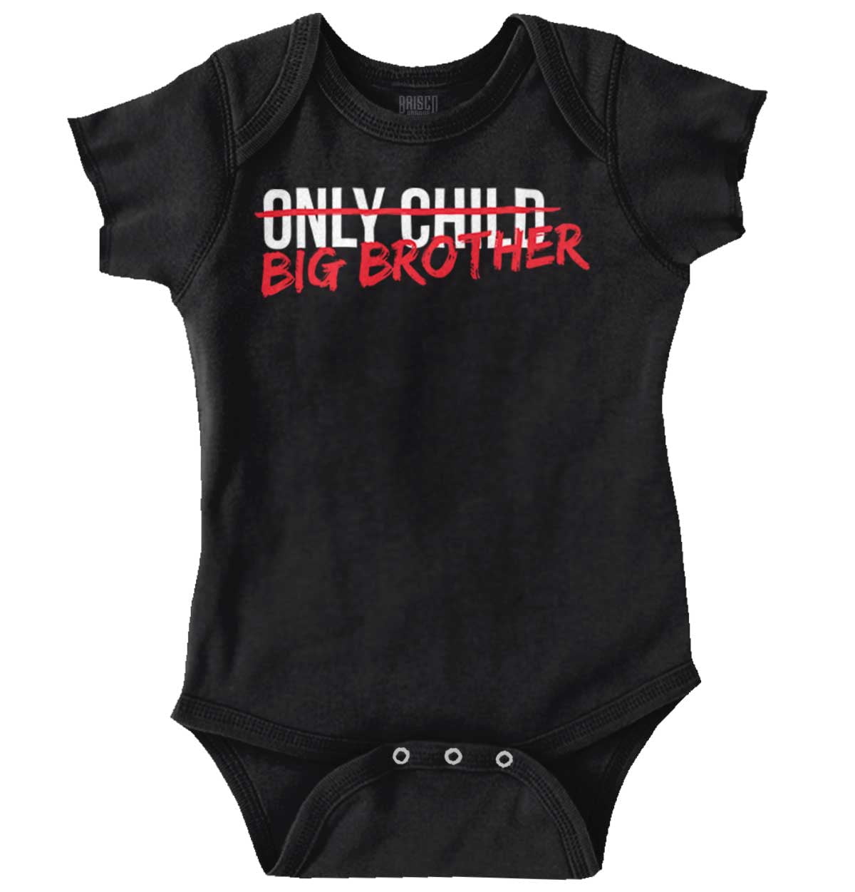 Only Child Becoming Big Brother Bodysuit Jumper Boys Infant Baby Brisco ...
