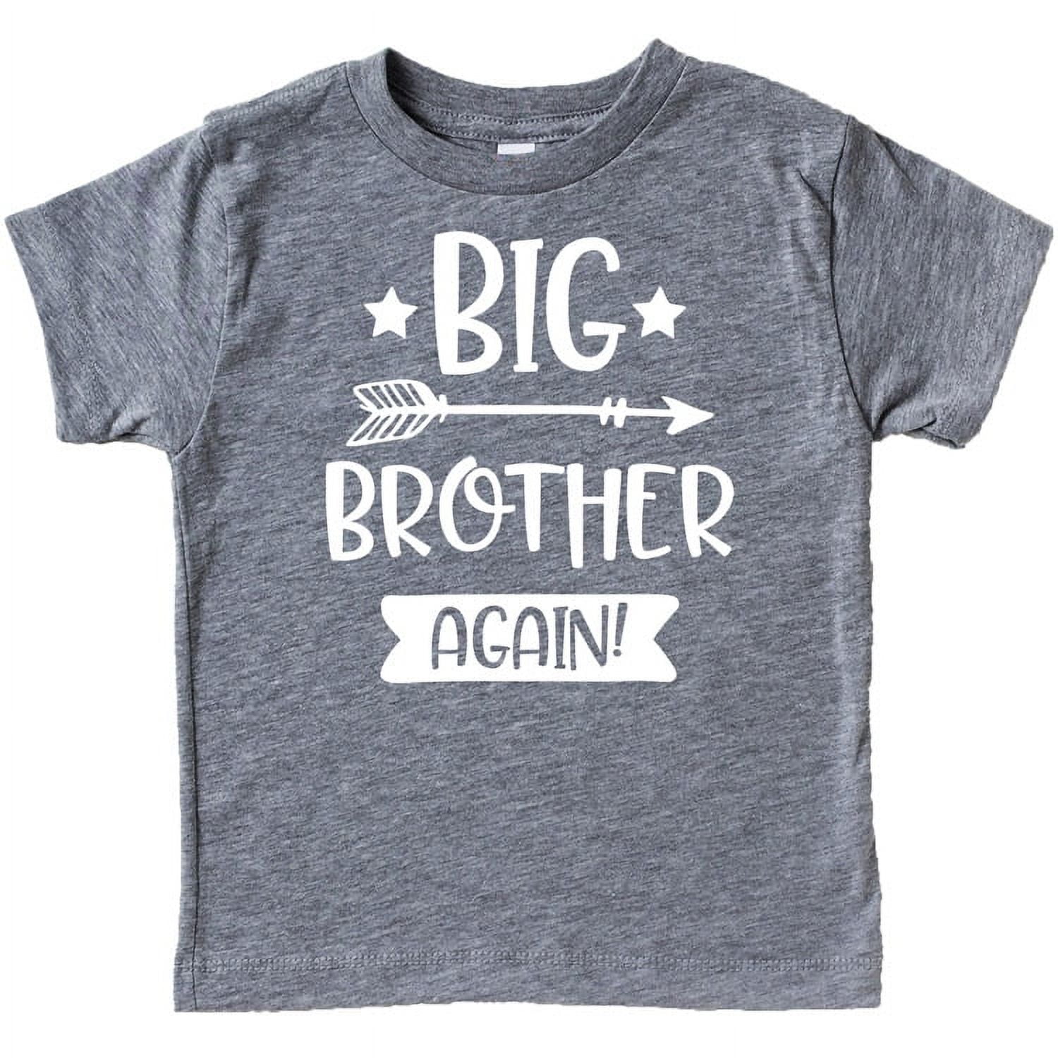Only Child to Big Brother Sibling Reveal Announcement Shirt for Boys ...