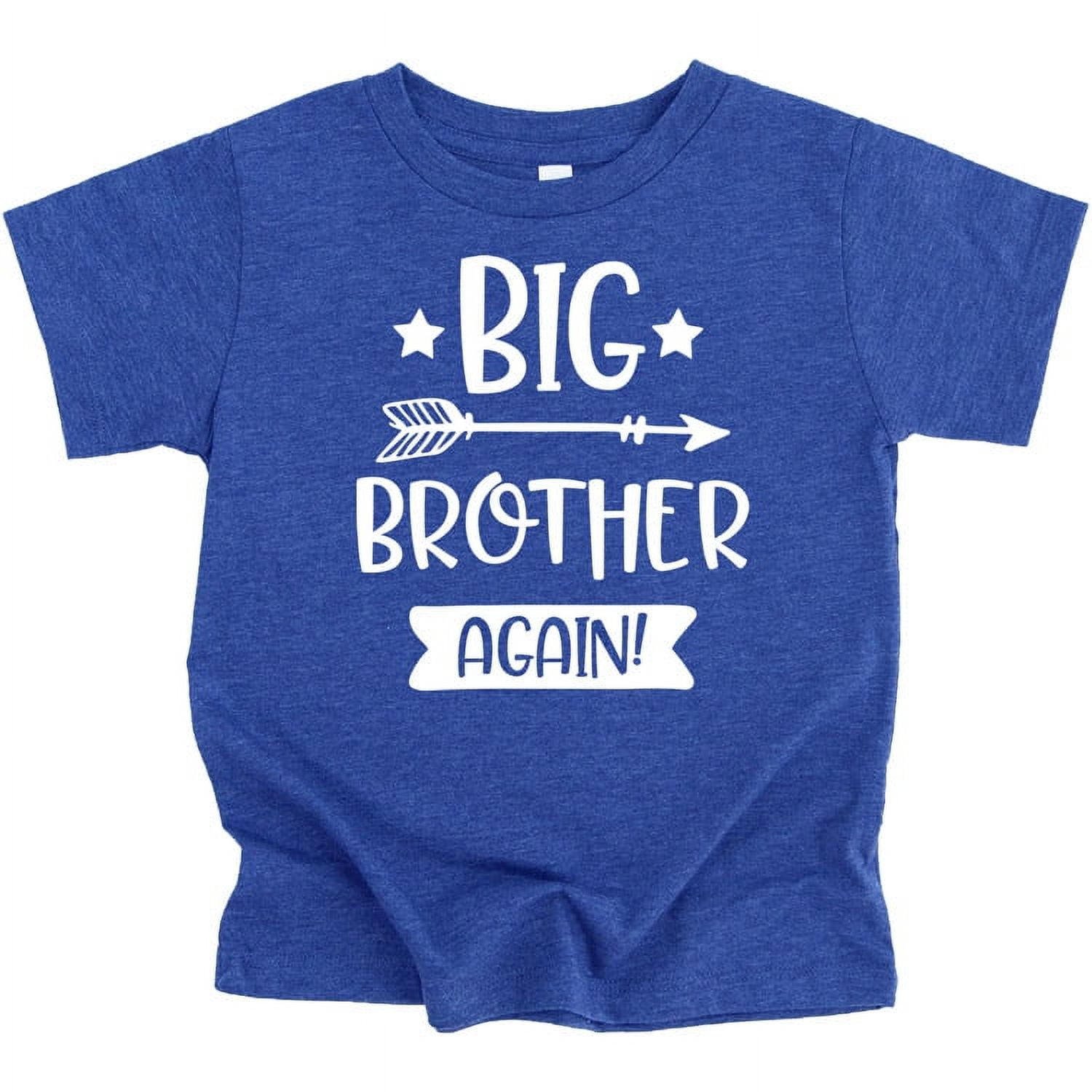Only Child to Big Brother Sibling Reveal Announcement Shirt for Boys ...