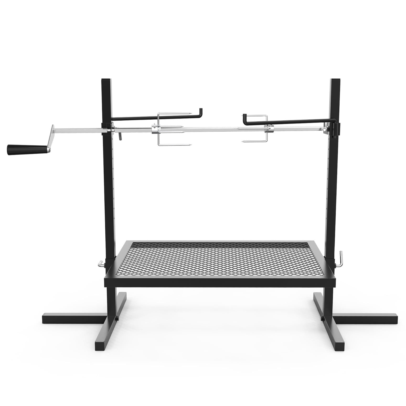 Only Fire Adjustable Rotisserie Grill, over Fire Camp Grill Alloy Steel ...