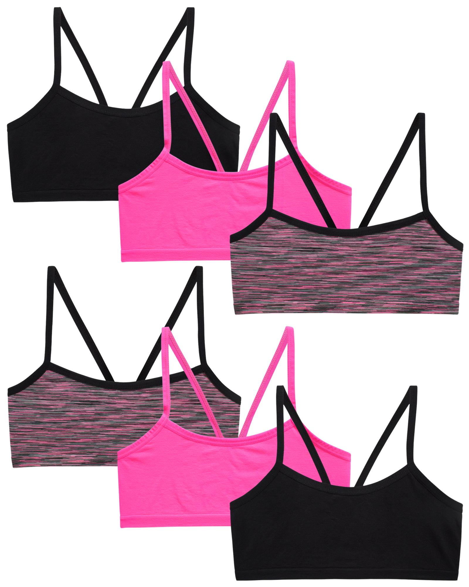 Only Girls Seamless Training Bralette Set, Kids/Tweens Crop Cami Tops ...