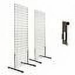 Only Hangers 2'x4' Black Gridwall Panel Tower & T-Base Display + 12 ...