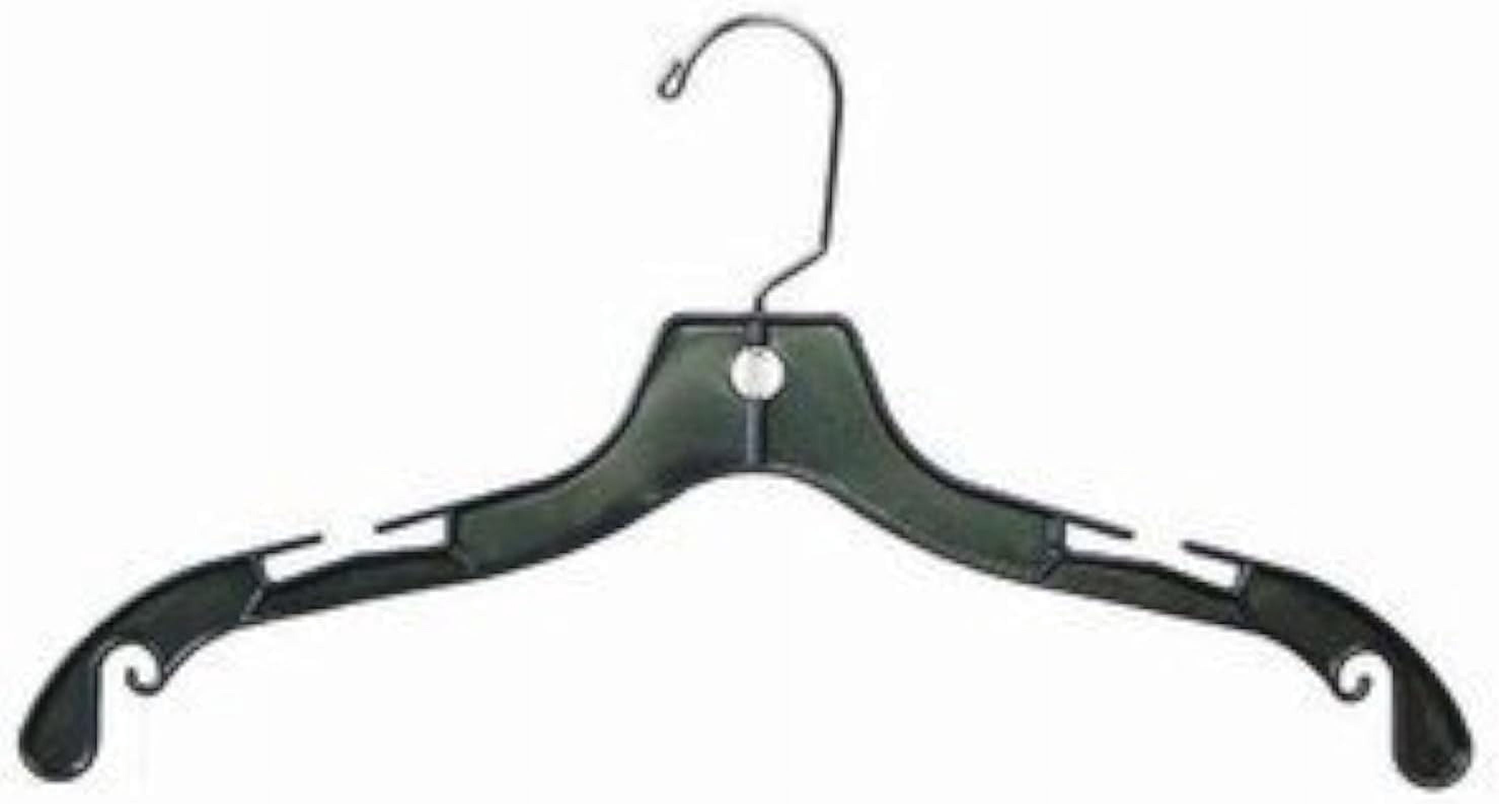 Only Hangers Black Plastic 17" Dress Hanger (Box of 50) - Walmart.com