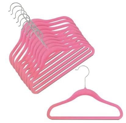 Only Hangers Children's Slim-Line Hot Pink Hanger - Walmart.com