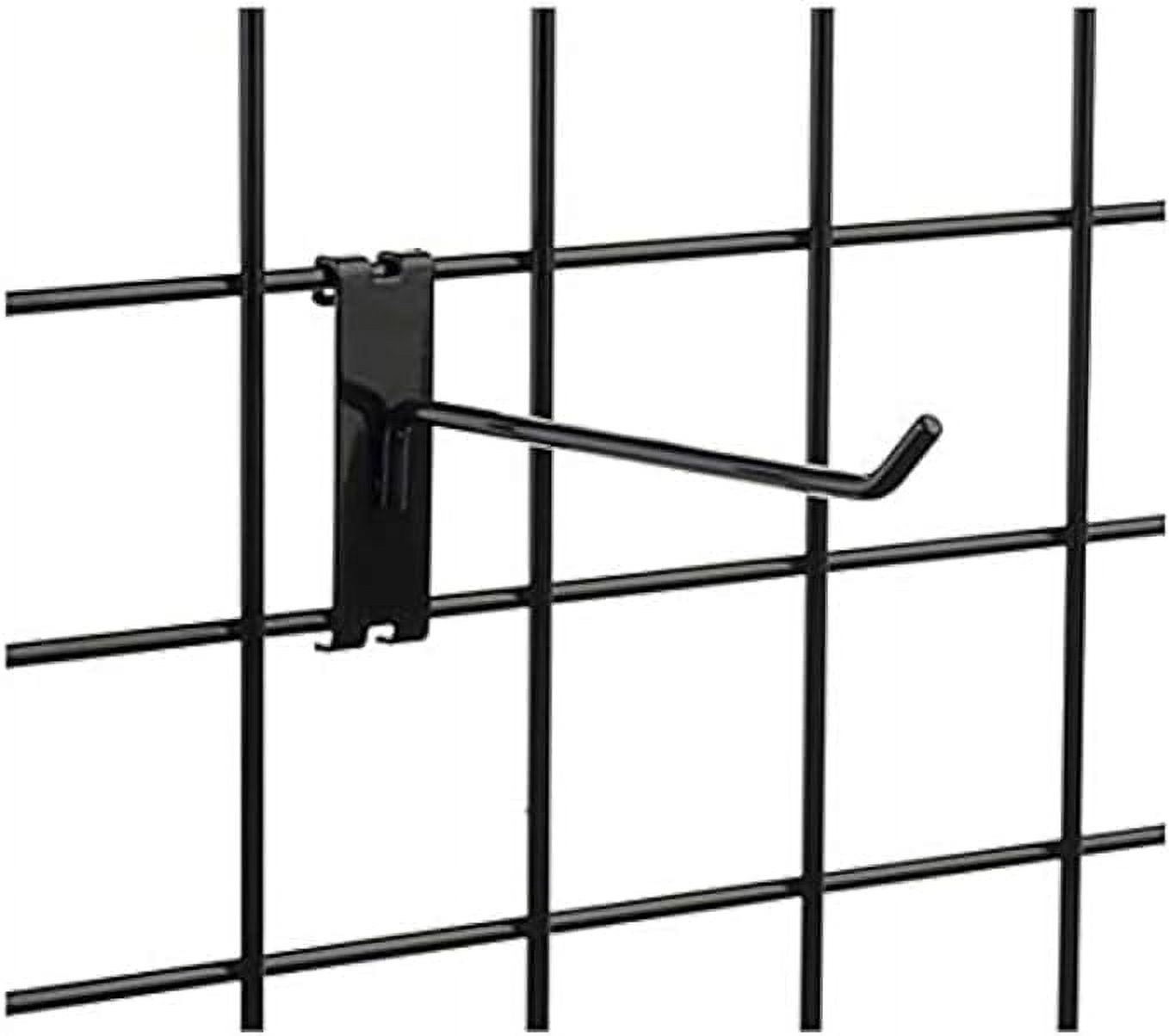 Only Hangers Gridwall Hooks 12" Length Black Gridwall Peg Hooks (Pack ...